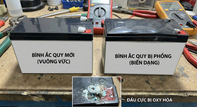 Hướng dẫn thay bình ắc quy bộ lưu điện UPS chuẩn IEEE & Báo giá 2026 ...